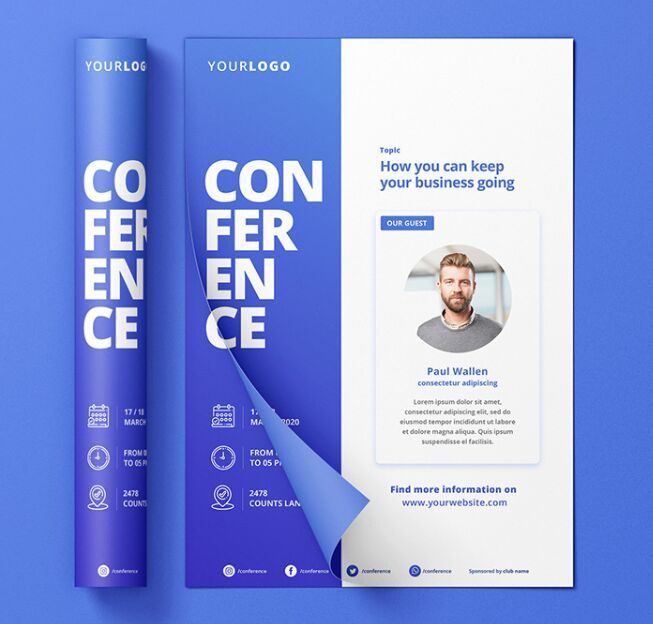 Top 15 Multiple Flyer Mockup and Brochure Mock-ups | PSDreviews